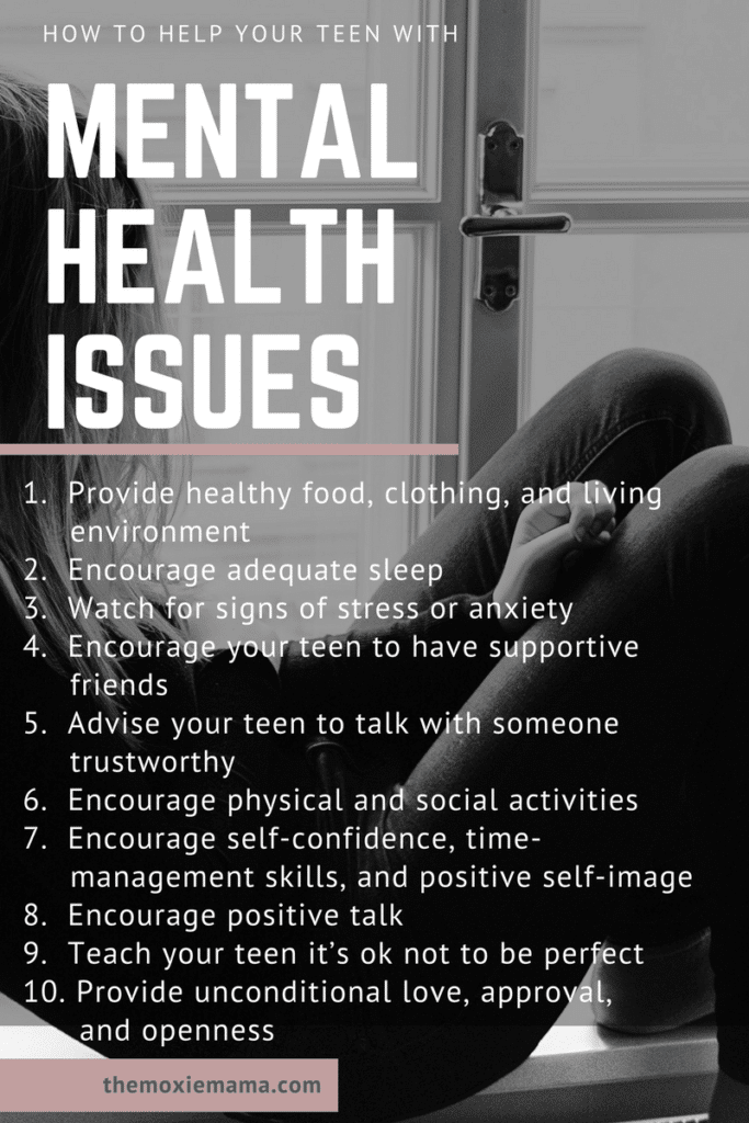 Teen Mental Health Issues: A Guide for Parents | The Moxie Mama